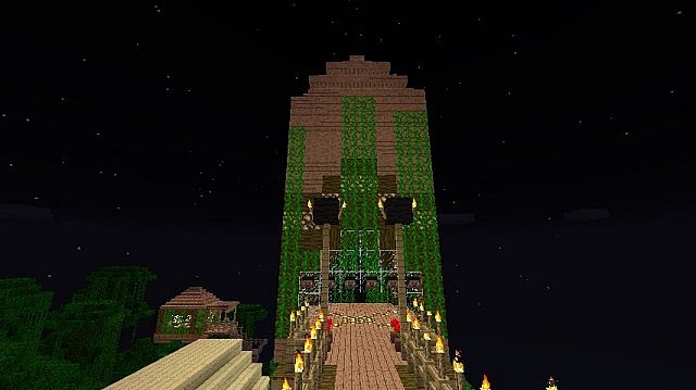 Tree Top Fortress V2 Minecraft Map