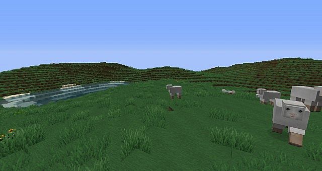 Grassland for your buildings!! Minecraft Map