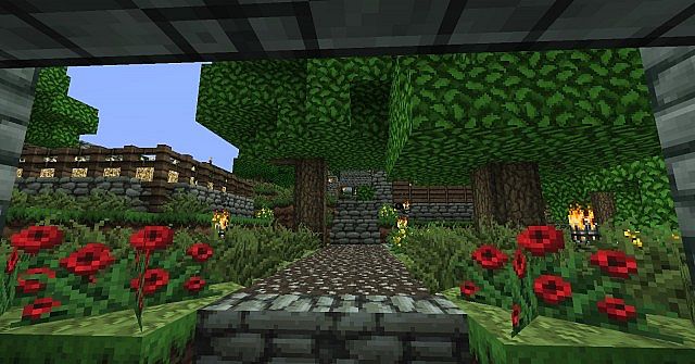 Cobblestone Village Minecraft Map