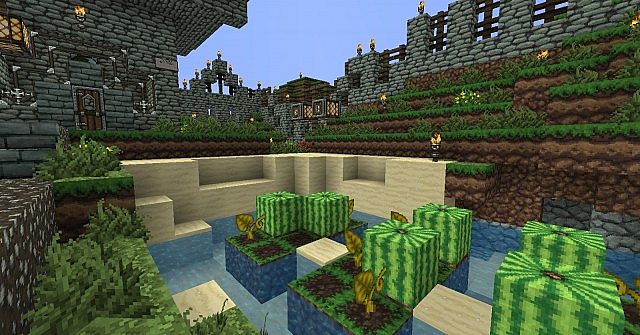 Cobblestone Village Minecraft Map