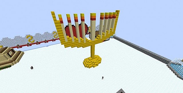 Hanukkah Menorah Minecraft Map
