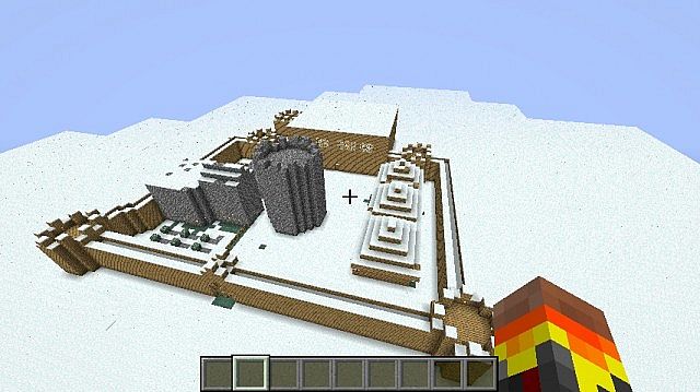 cool town snow Minecraft Map