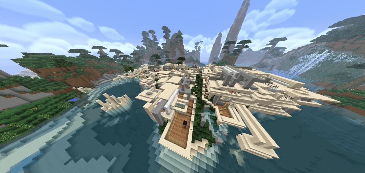 [House & Terraforming] Proteus Island (Loki paradise) Minecraft Map