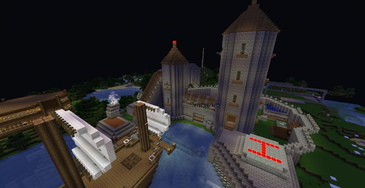 Tekkit Starter map castle Minecraft Map