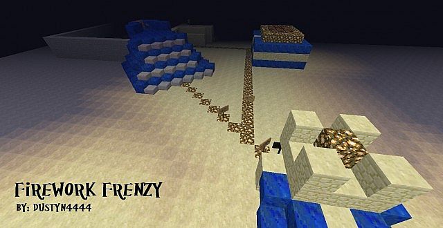 FireWork Frenzy Custom Map (By Dustyn4444) Minecraft Map