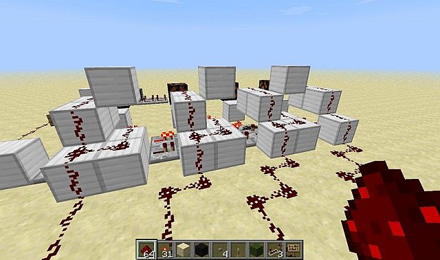Compact, Piston-Free Memory Gate Minecraft Map