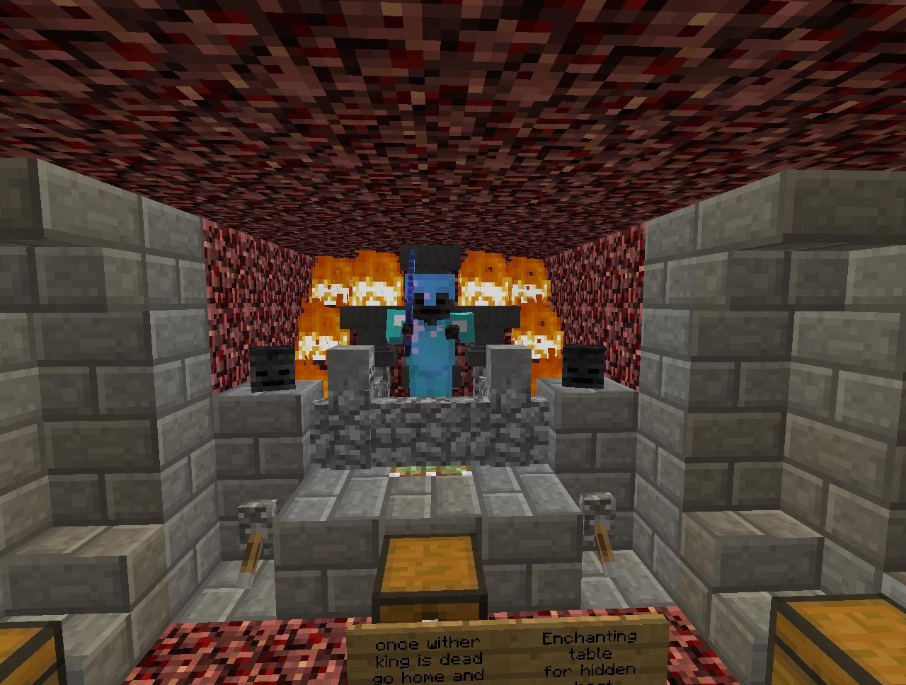 Crypt of the wither king Minecraft Map