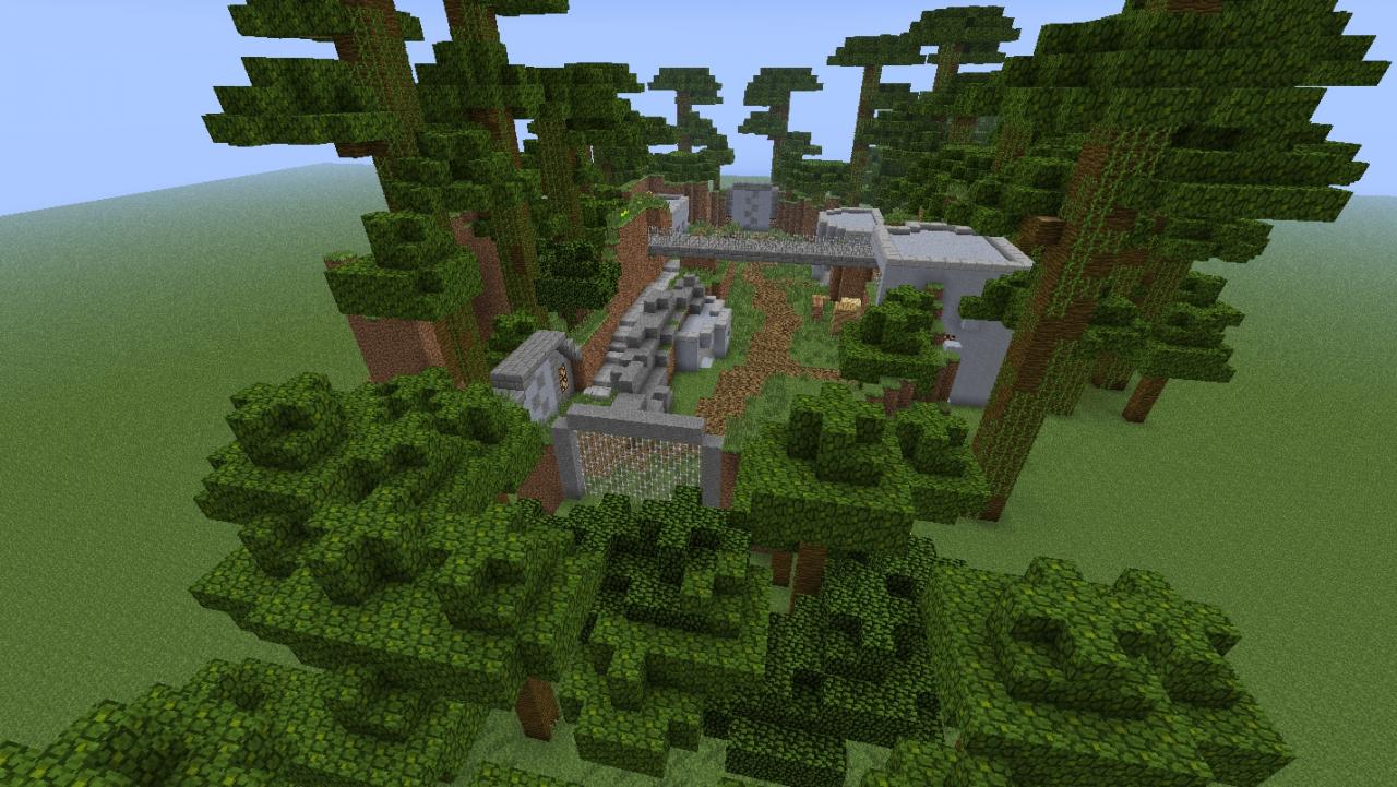Jungle PvP based off Jungle Goldeneye Map Minecraft Map