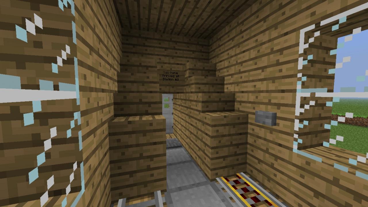 Minecart Station Minecraft Map