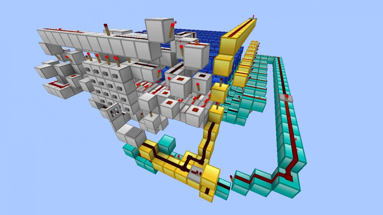 Combination Lock With 4x4 Input Minecraft Map