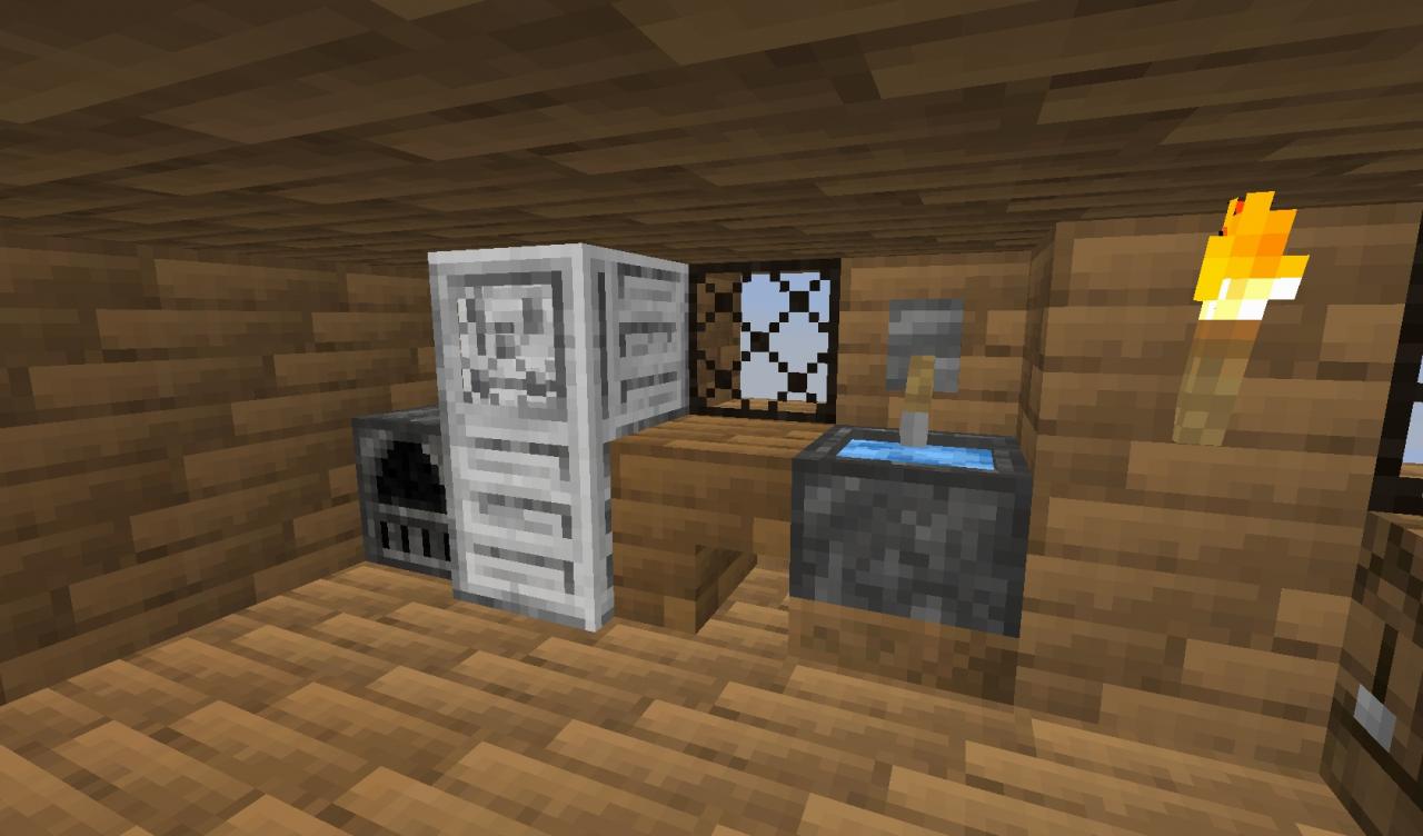 Raw Fish ( a steampunk airship ) Minecraft Map