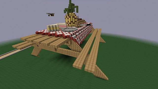 giant picnic table Minecraft Map