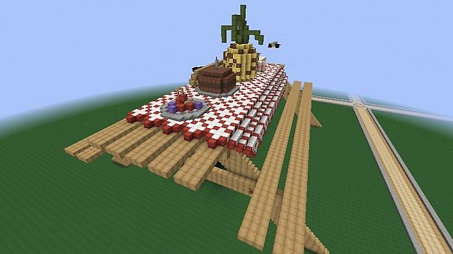 giant picnic table Minecraft Map