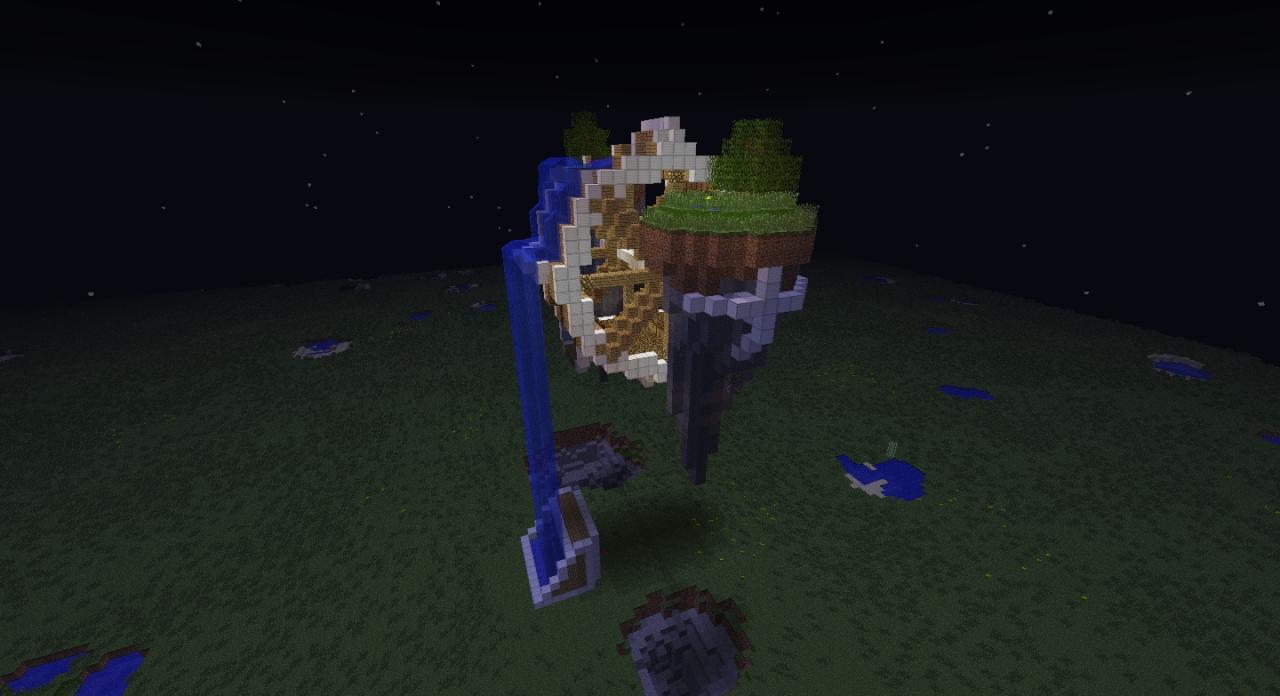steampunk waterwheel Minecraft Map