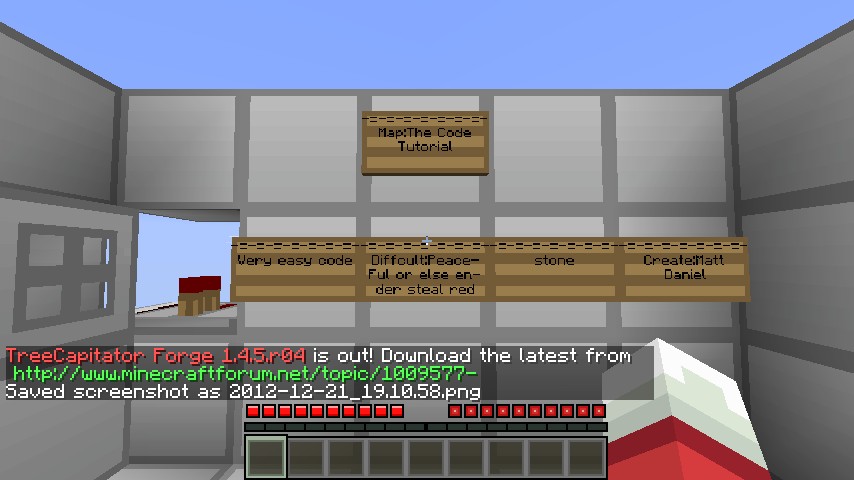 Minecraft Code Tutorial[1_4_5] Minecraft Map