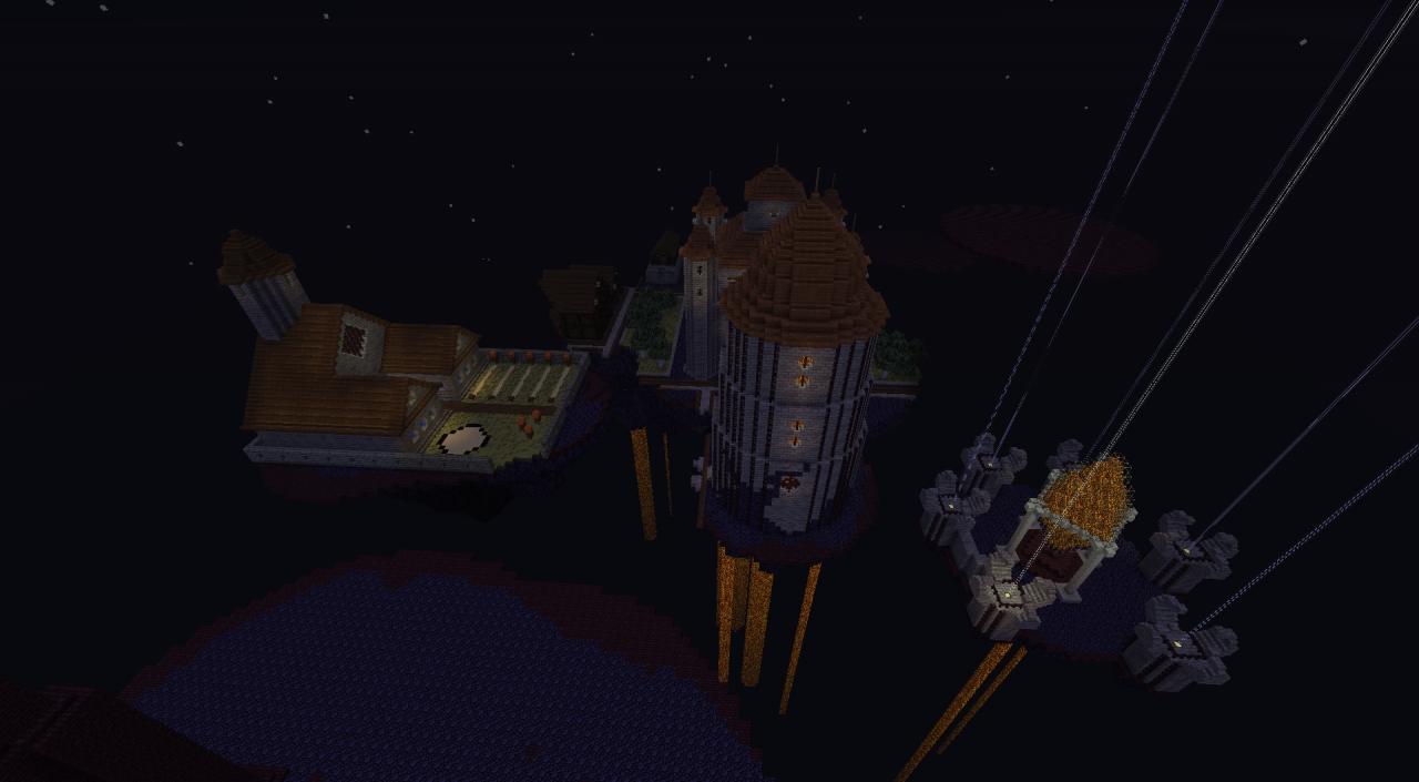 Floating Evil Fortress Minecraft Map