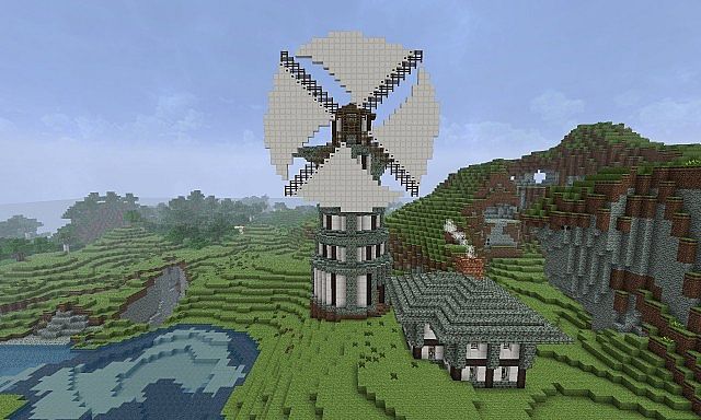 Giant Windmill Minecraft Map
