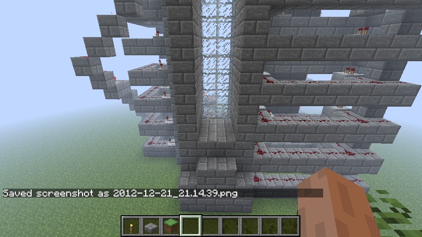 Minecraft redstone elevator Minecraft Map