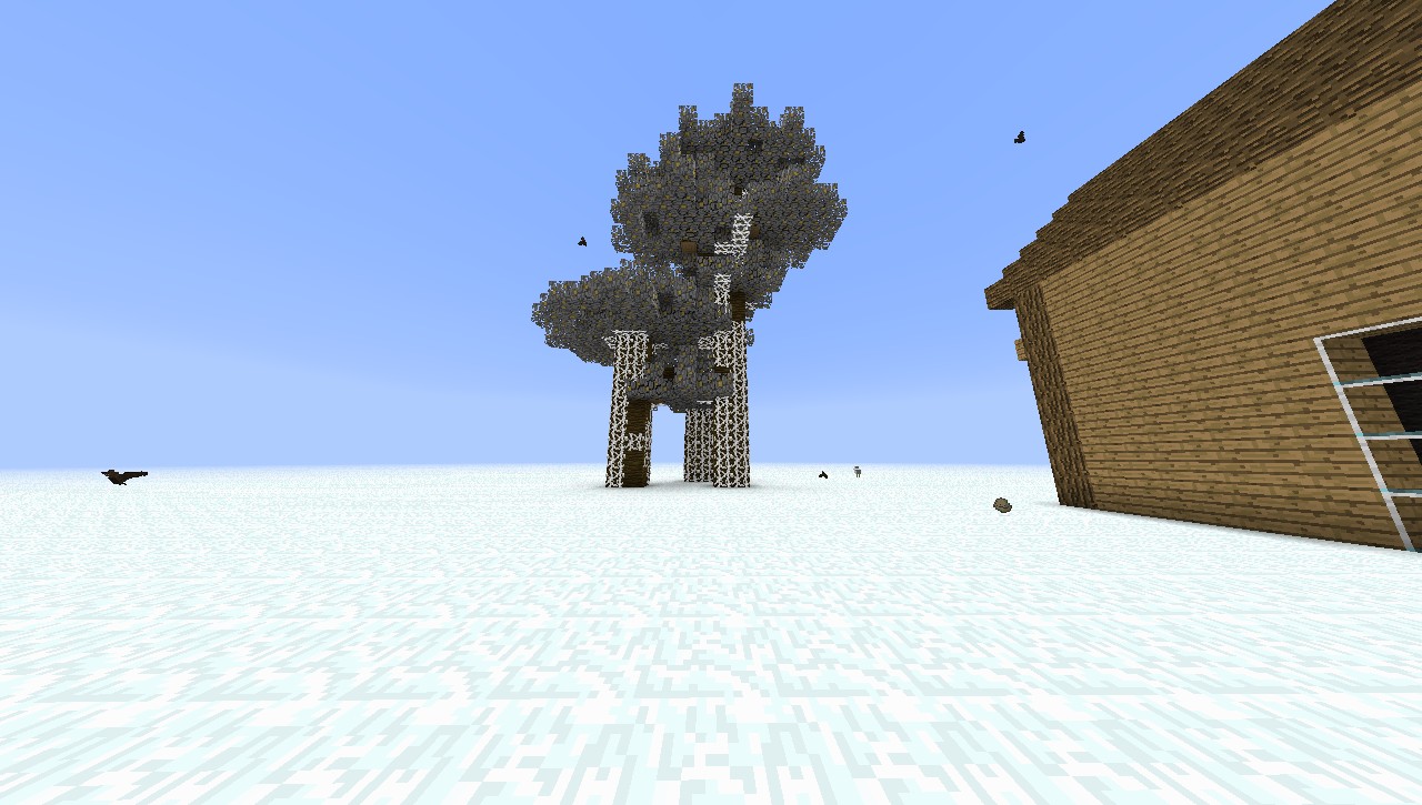 A House in a flat world. Minecraft Map