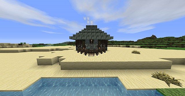 The Hut on the Beach Minecraft Map
