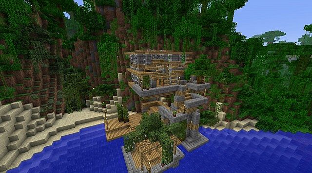 Jungle House 2 [1st Update] Minecraft Map