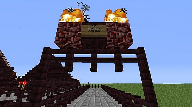 Minecraft theme park!! Minecraft Map