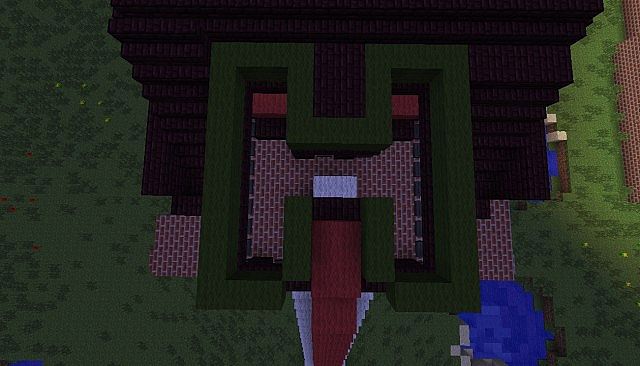 Mob Mansion+House Minecraft Map