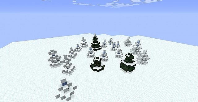 Frozen Land Minecraft Map