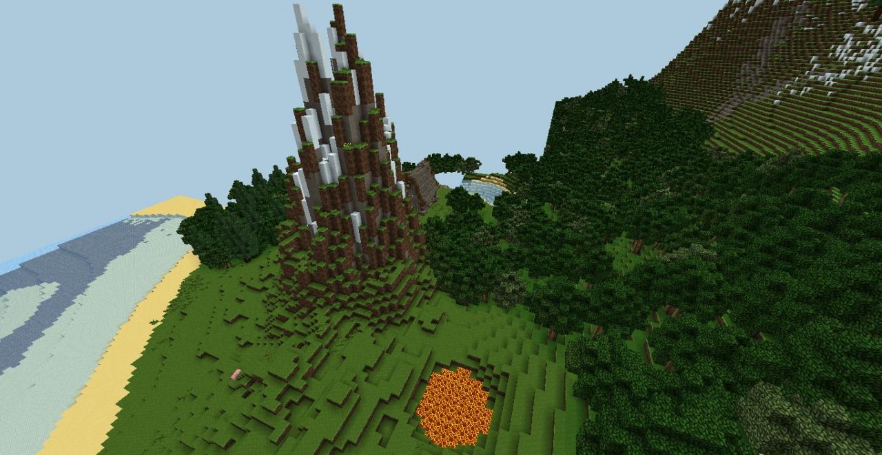 Custom made Island. (World Paint) Minecraft Map