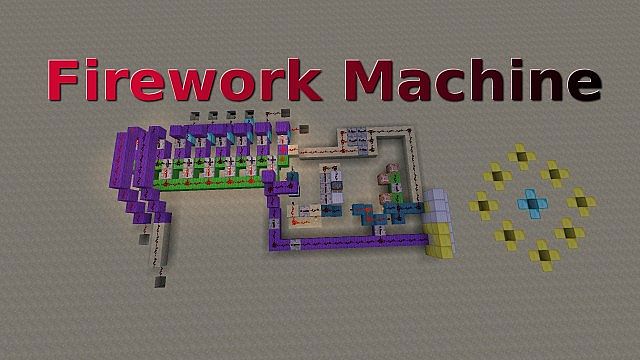 Maszyna do Fajerwerków [Firework Machine] Minecraft Project