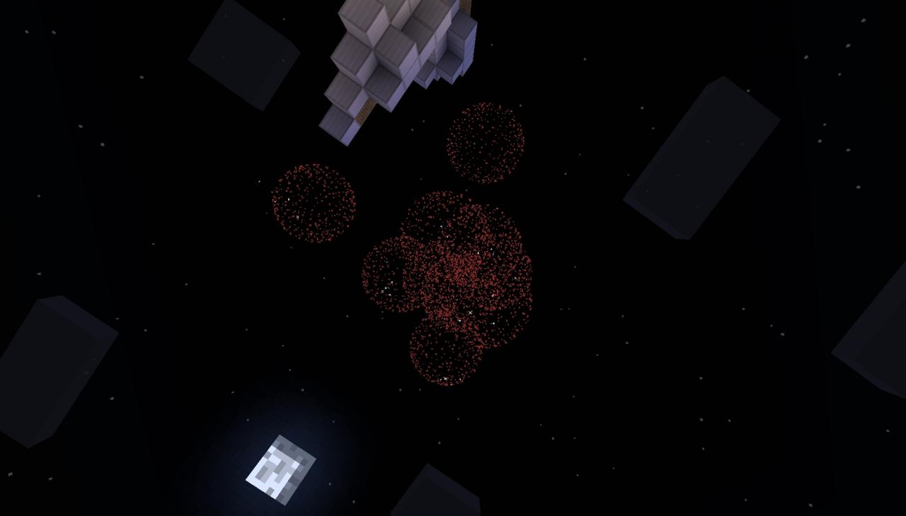 Firework Show First ever 'Firework Rail Show' Minecraft Map