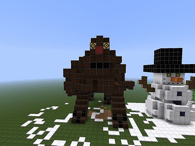 Rudolph , Frosty , Tree Minecraft Map