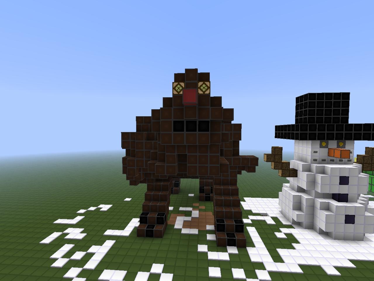 Rudolph , Frosty , Tree Minecraft Map