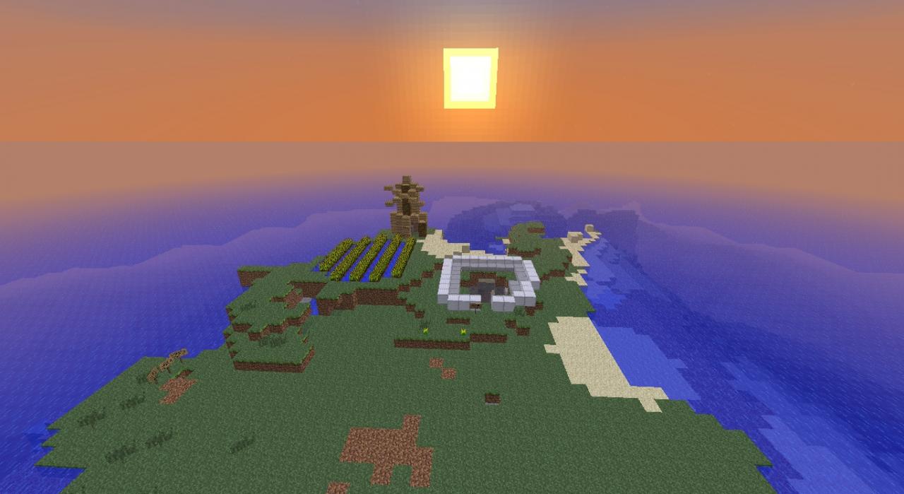 Beutifull Island - Great for Building - Self Destruct Included Minecraft Map