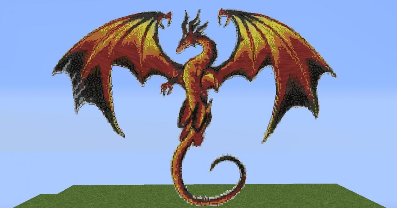 Fire Dragon Minecraft Map