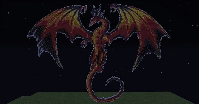 Fire Dragon Minecraft Map