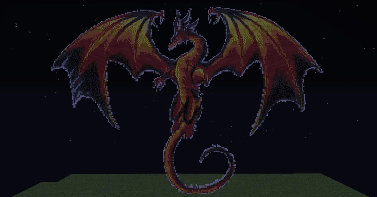 Fire Dragon Minecraft Map