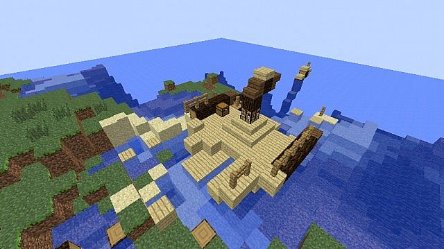 Sunken Pirates - Survival Island Minecraft Map