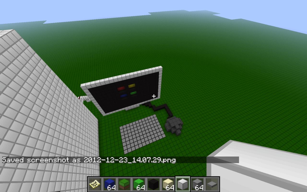Computer Minecraft Map