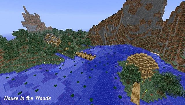 House in the Woods Minecraft Map