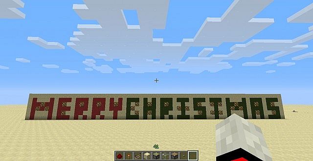 Christmas Fireworks Show! (Wsmus Redstone World) Minecraft Map