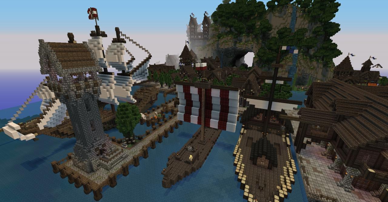 Havenstadt - A big city Minecraft Map