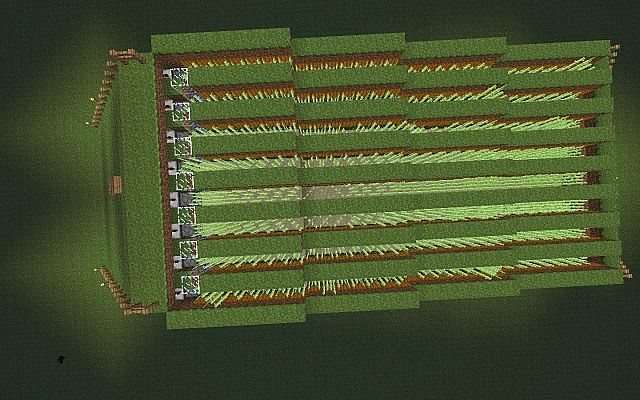 Automatic Sugarcane Farm Minecraft Map