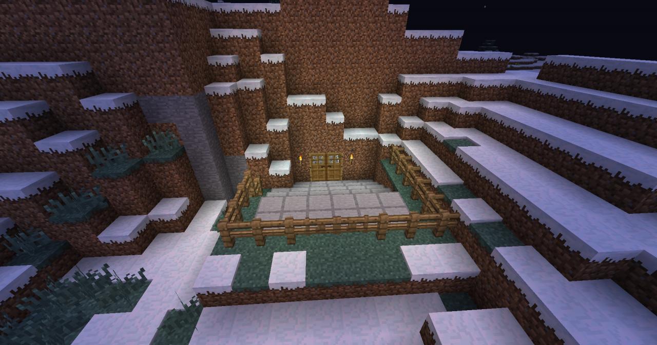 Cave House Minecraft Map