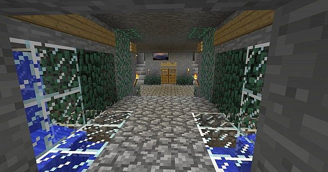 Cave House Minecraft Map