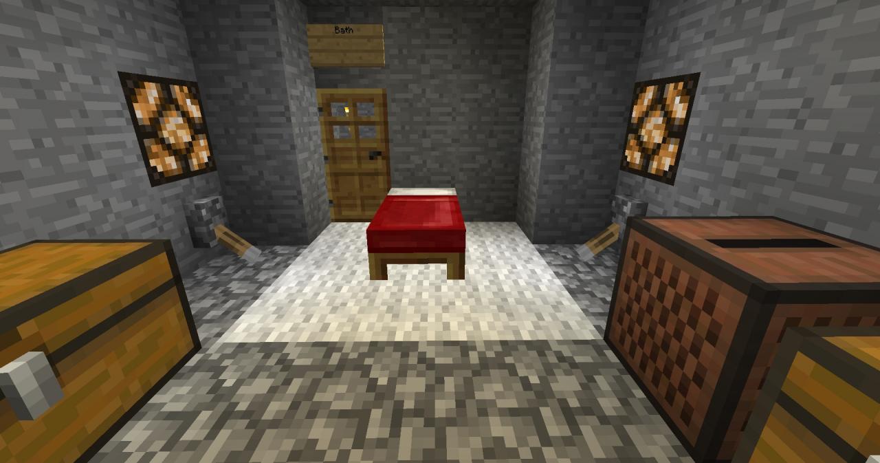 Cave House Minecraft Map