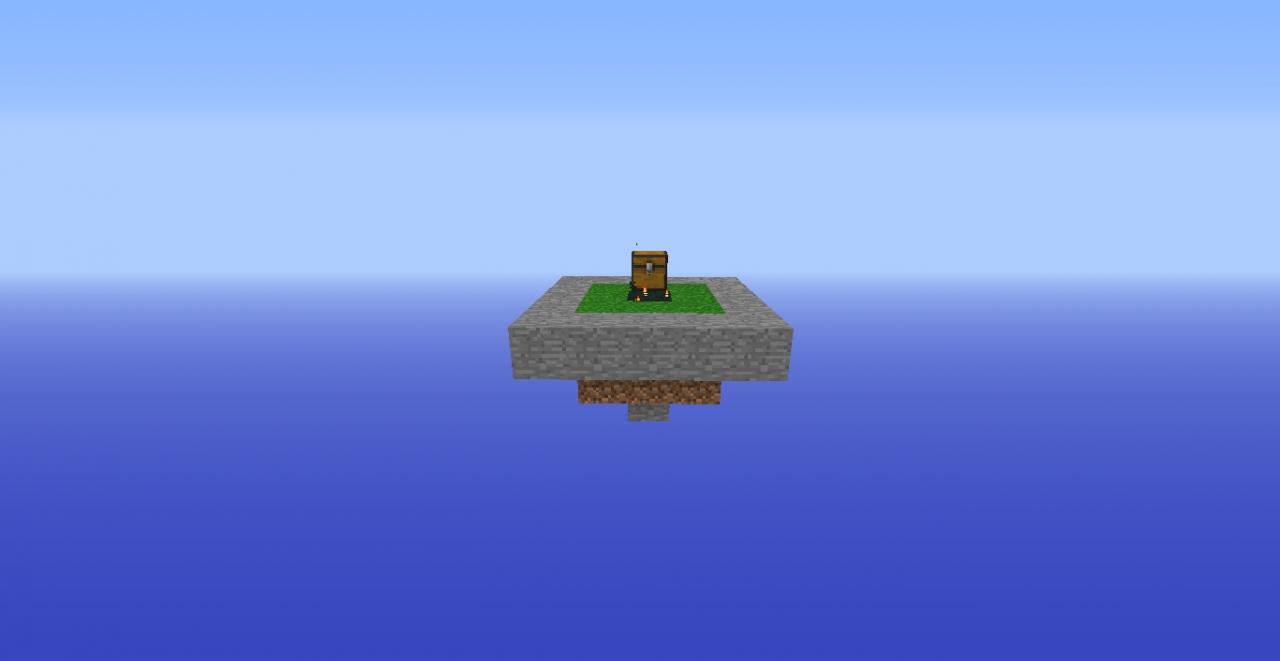 sky block Minecraft Map