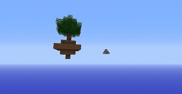 sky block Minecraft Map