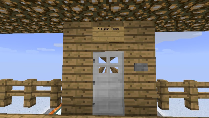 Winter Snowball arena Minecraft Map