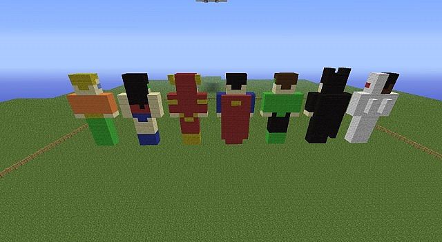 The Justice League Minecraft Map